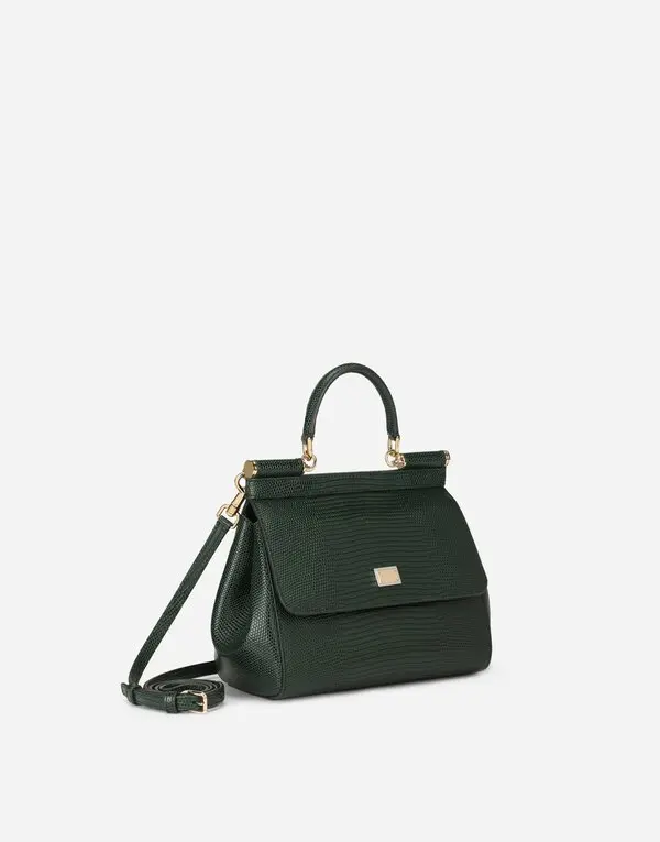 Dolce & Gabbana Medium Sicily Handbag - Green