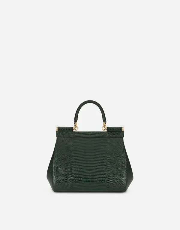 Dolce & Gabbana Medium Sicily Handbag - Green