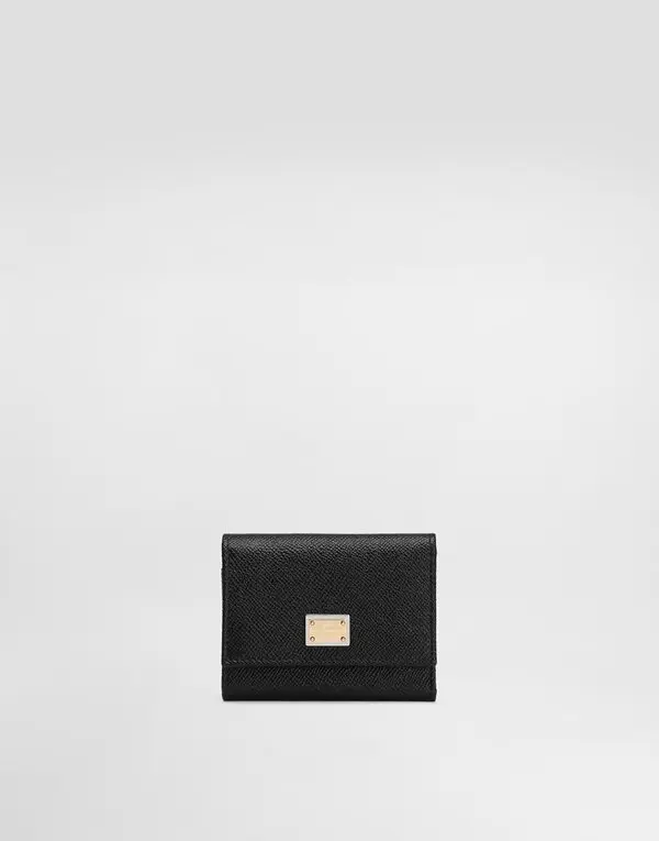 Dolce & Gabbana Dauphine Calfskin Wallet - Black