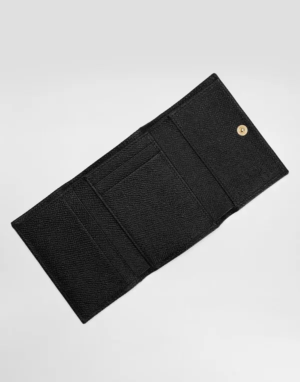Dolce & Gabbana Dauphine Calfskin Wallet - Black