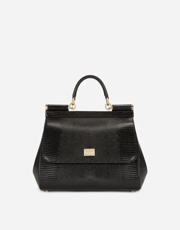 Dolce & Gabbana Large Sicily Handbag - Black
