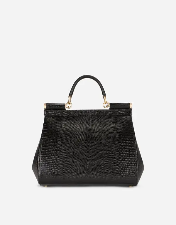 Dolce & Gabbana Large Sicily Handbag - Black