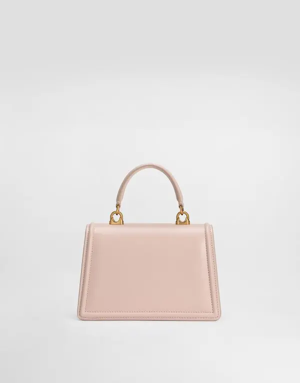 Dolce & Gabbana Small Smooth Calfskin Devotion Bag - Pale Pink