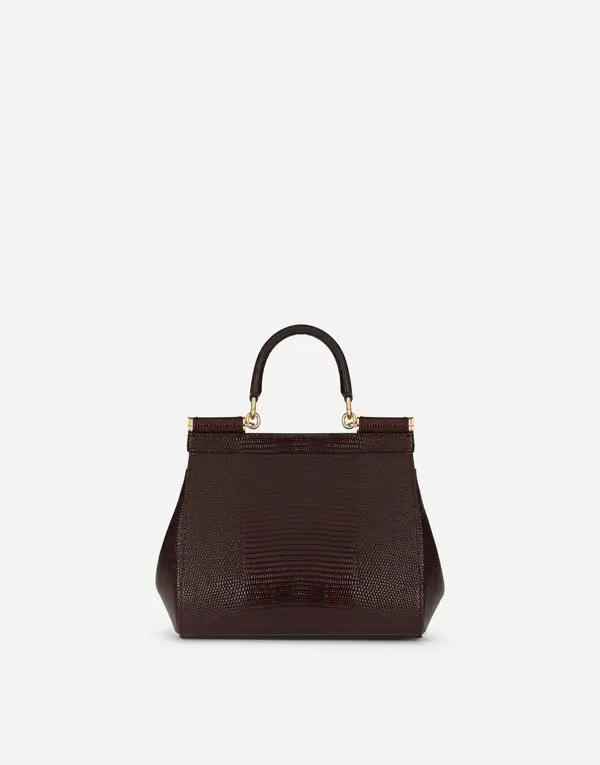 Dolce & Gabbana Medium Sicily Bag - Bordeaux