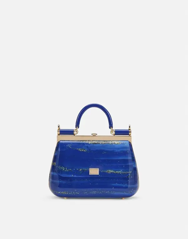 Dolce & Gabbana Sicily Box Bag - Blue