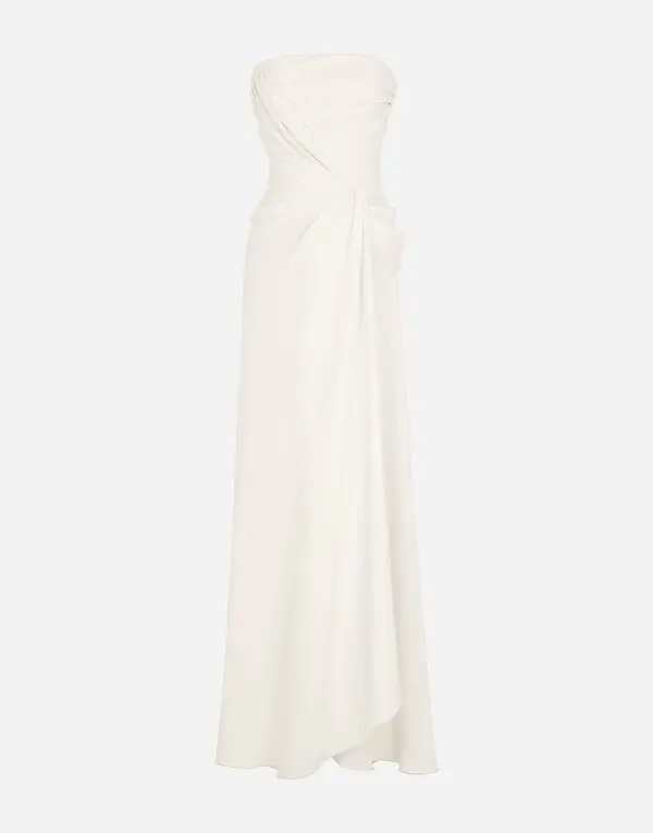 Dolce & Gabbana Long Sable Dress With Slit