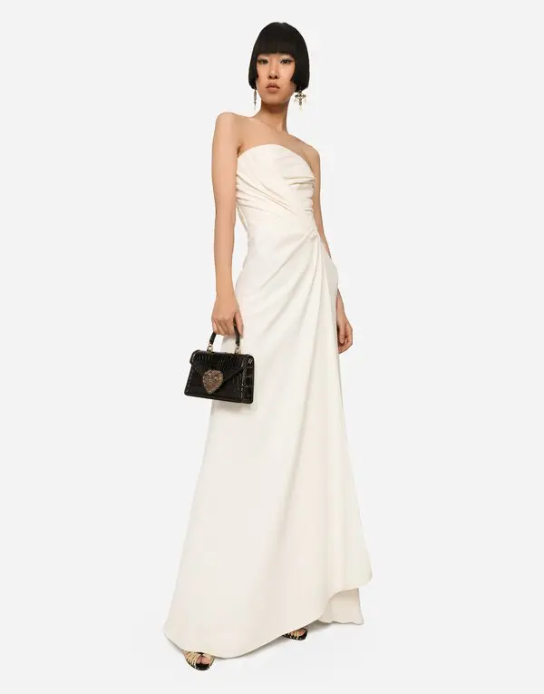 Dolce & Gabbana Long Sable Dress With Slit