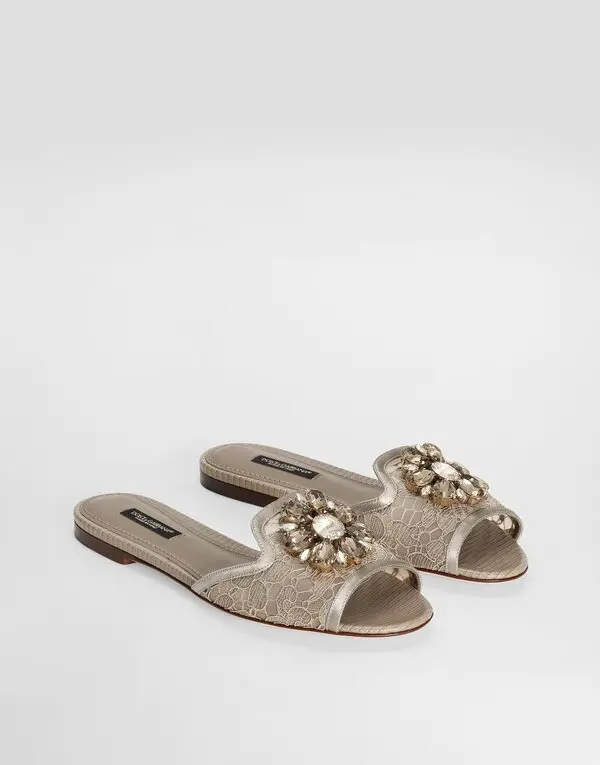 Dolce & Gabbana Ciabatta Flat - Sand