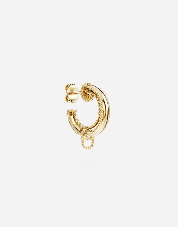 Dolce & Gabbana Lettering Earring - Gold