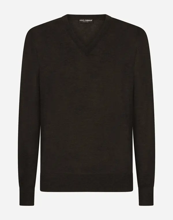 Dolce & Gabbana Cashmere V-neck Pullover