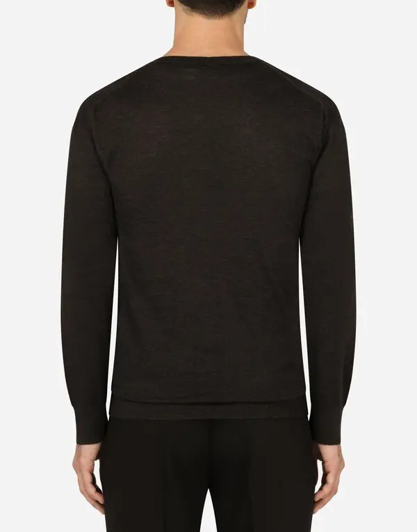 Dolce & Gabbana Cashmere V-neck Pullover
