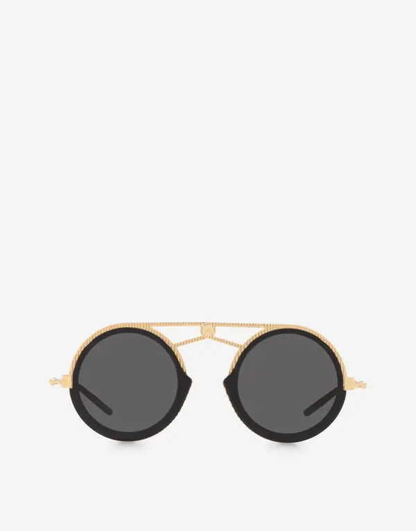 Dolce & Gabbana Fatto A Mano Sunglasses - Gold And Black