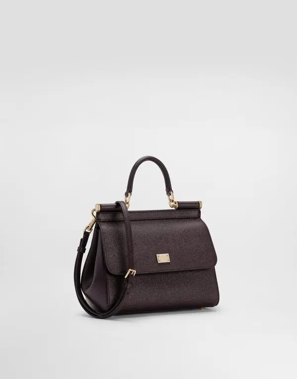Dolce & Gabbana Small Sicily Bag - Bordeaux