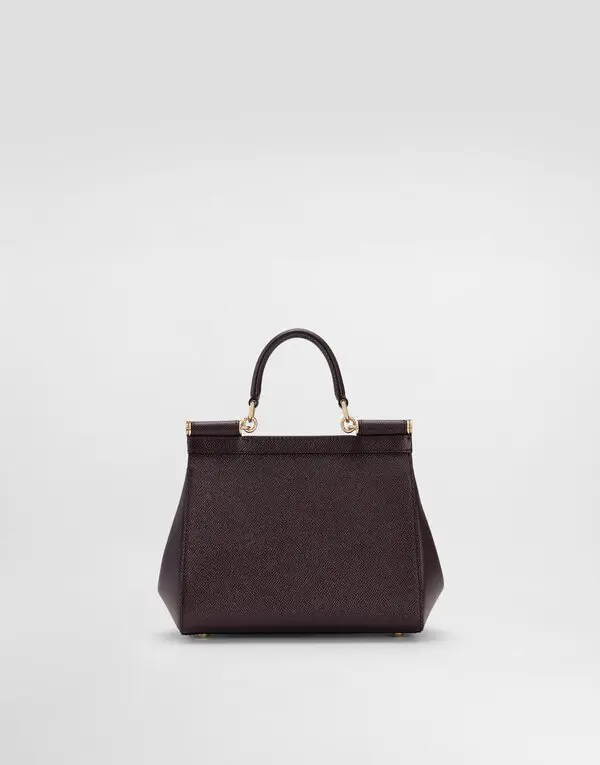 Dolce & Gabbana Small Sicily Bag - Bordeaux