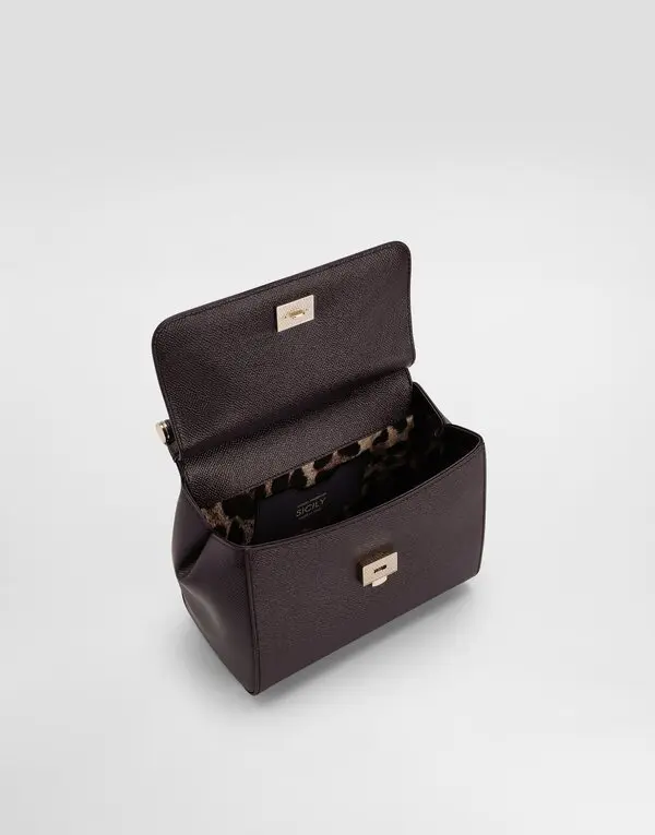 Dolce & Gabbana Small Sicily Bag - Bordeaux