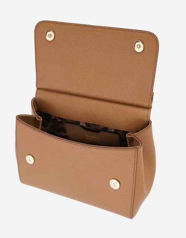 Dolce & Gabbana Small Sicily Bag - Brown