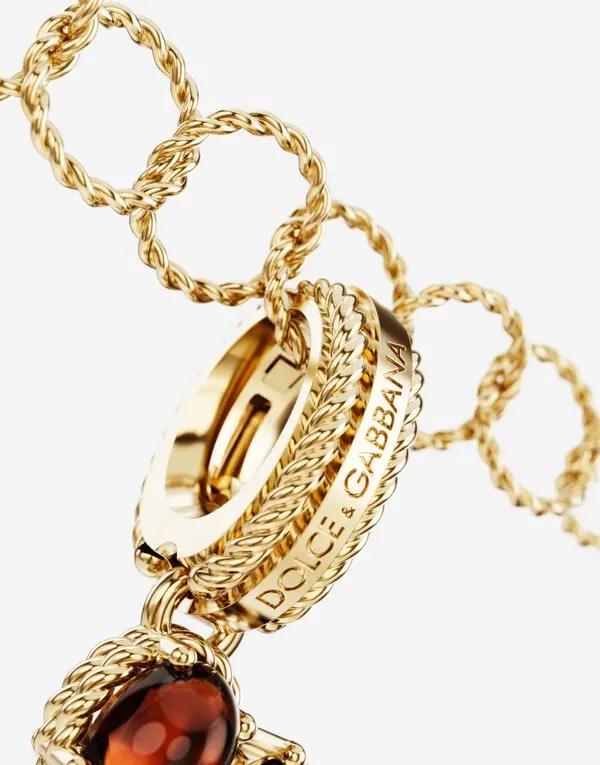 Dolce & Gabbana Alphabet E Charm - Gold