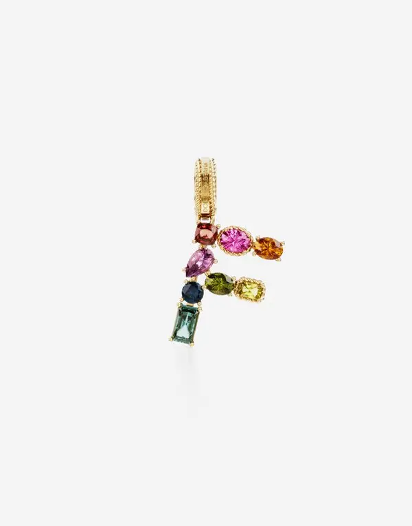 Dolce & Gabbana 18-karat Yellow F Charm - Gold
