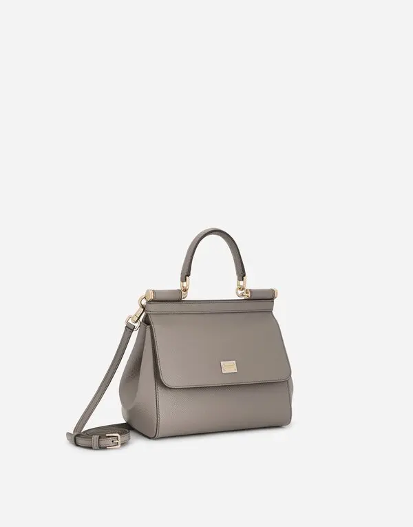 Dolce & Gabbana Small Sicily Handbag - Beige