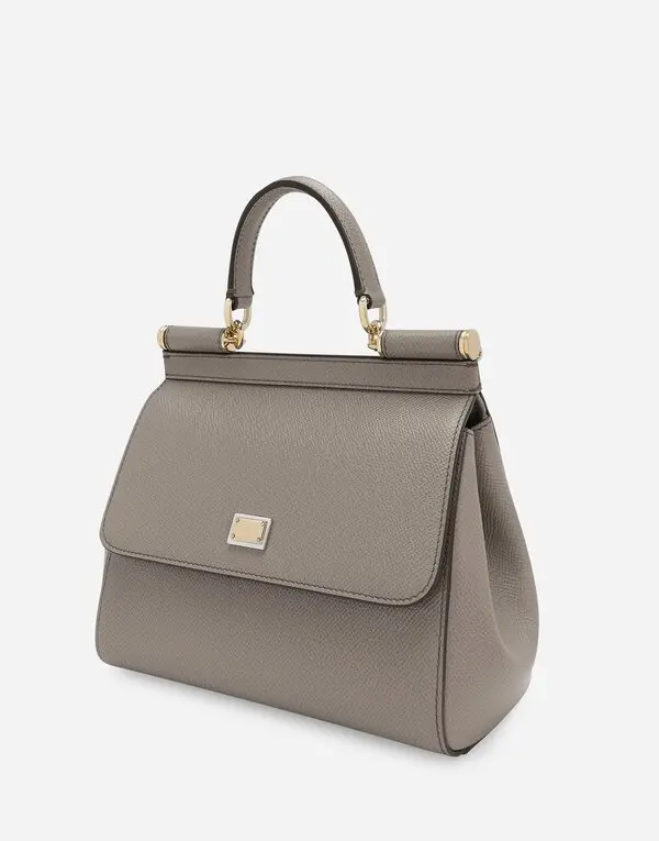 Dolce & Gabbana Small Sicily Handbag - Beige