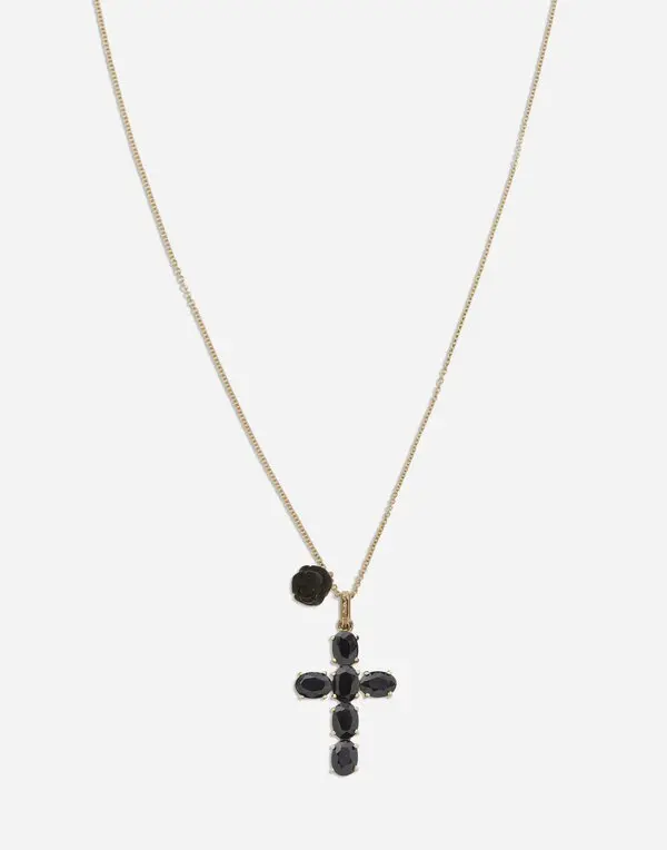 Dolce & Gabbana Family Pendant Necklace With Sapphires