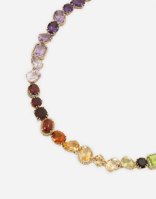 Dolce & Gabbana Rainbow Gemstone Necklace