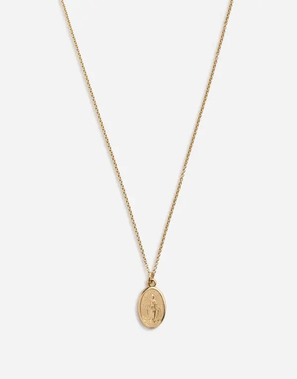 Dolce & Gabbana Necklace With Virgin Mary Medallion