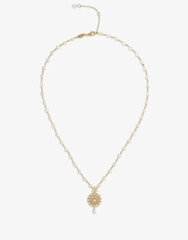 Dolce & Gabbana Pearl Necklace - Gold