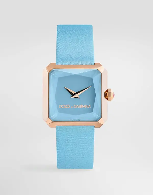 Dolce & Gabbana Rose Gold Watch - Light Blue