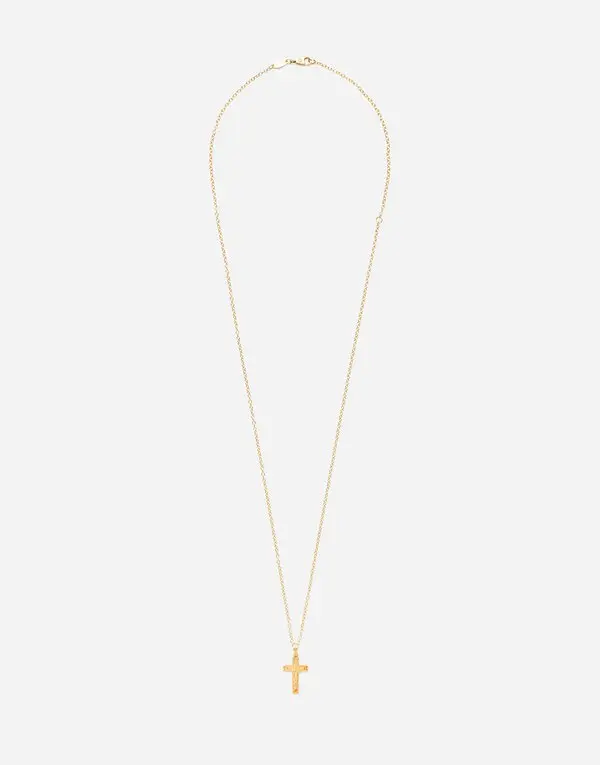 Dolce & Gabbana Cross Pendant Necklace - Gold