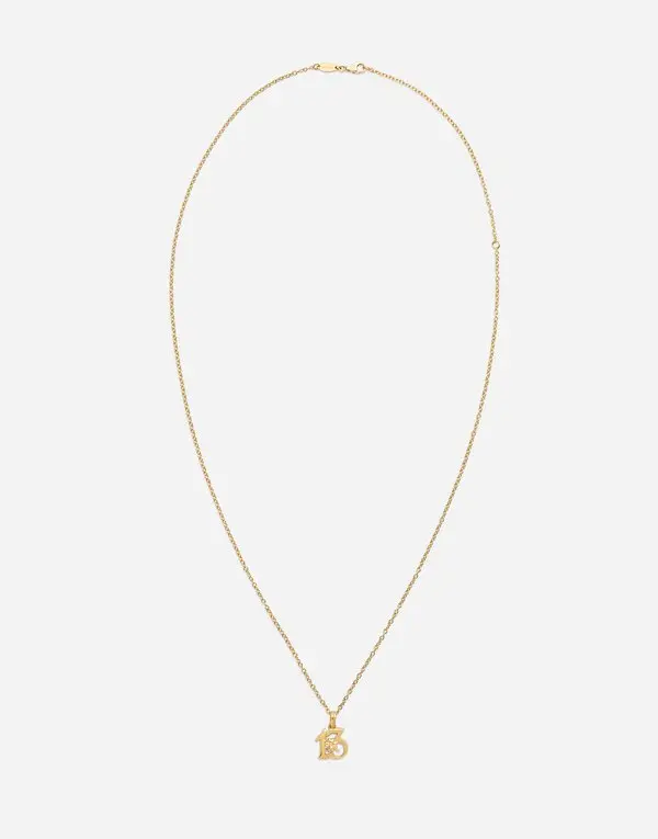 Dolce & Gabbana Yellow Pendant Necklace - Gold