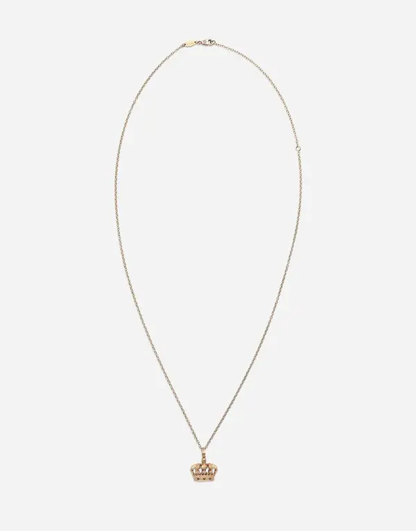 Dolce & Gabbana Royal Pendant Necklace - White