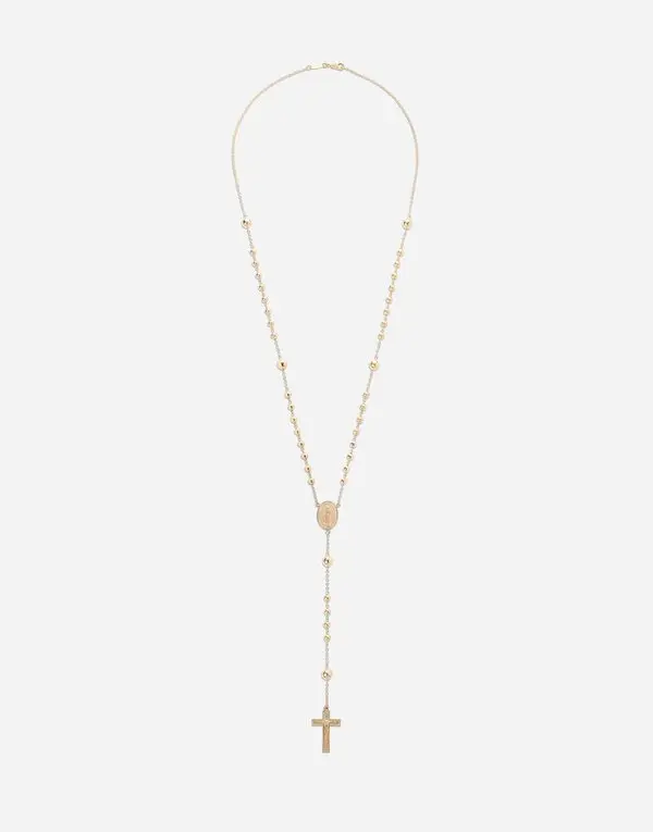 Dolce & Gabbana Sicily Rosary Necklace - Yellow Gold