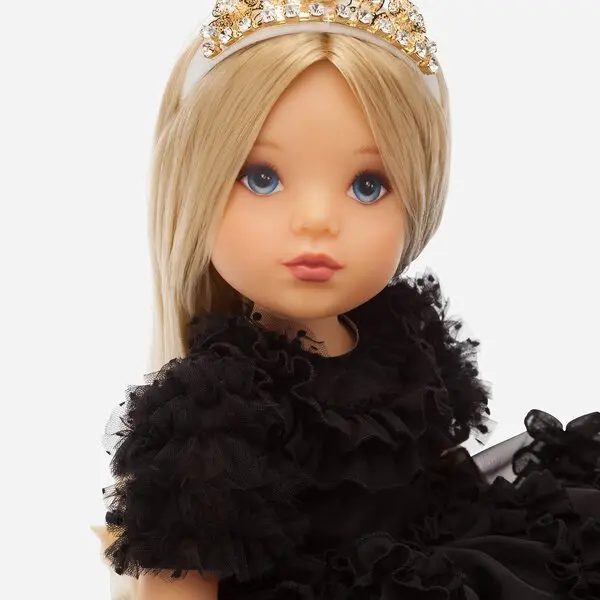 Dolce Gabbana Doll With Organza Dress Multicolor Editorialist