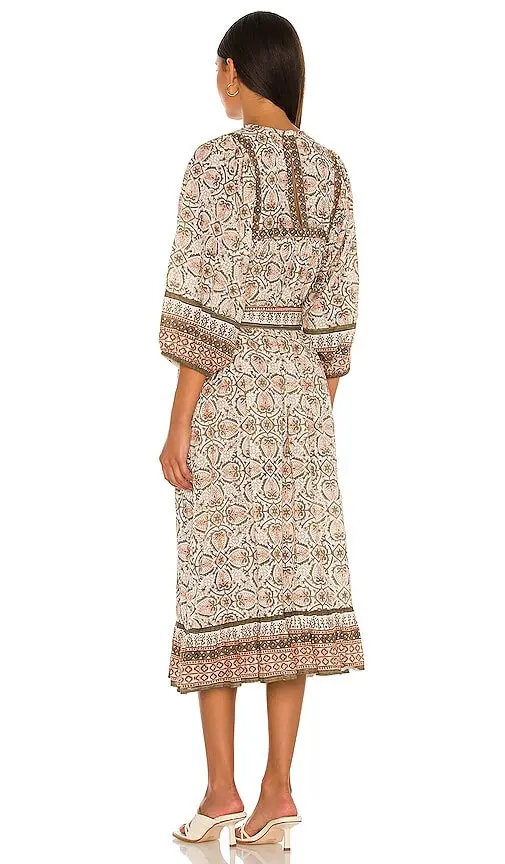CLEOBELLA Magdalena Midi Dress In Neutral