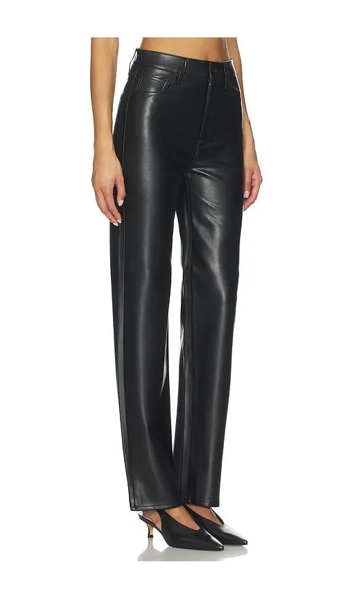 PISTOLA Cassie Super High Rise Straight - Onyx