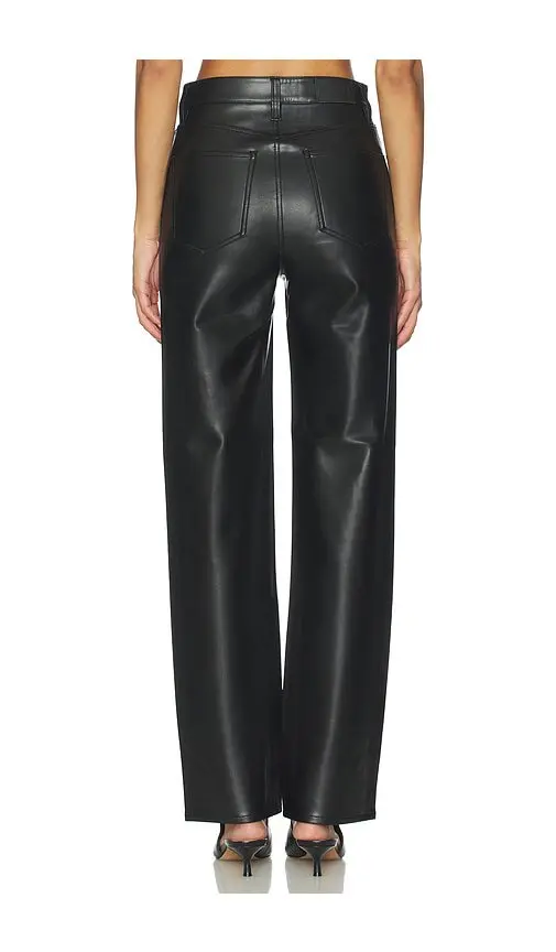 PISTOLA Cassie Super High Rise Straight - Onyx