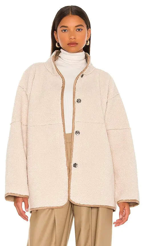 Velvet By Graham & Spencer Reversible Albany Lux Sherpa Jacket