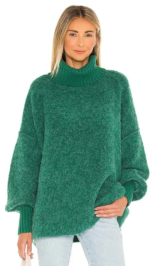 Free People Milo Pullover In Teal