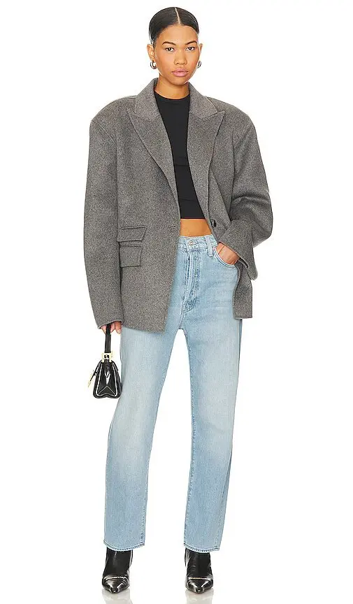 Mother The Ditcher Crop In Denim-Light In Unripped - 40% Off