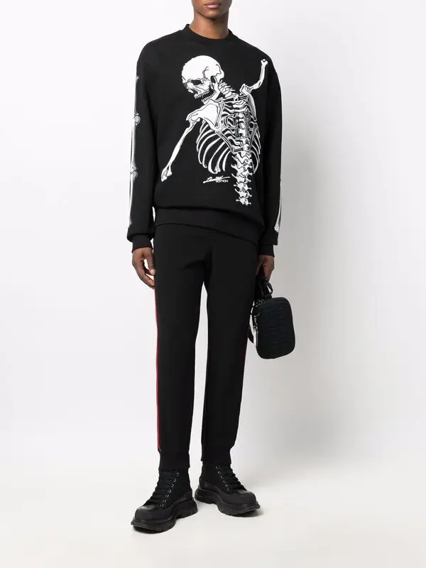 Philipp Plein Skeleton Print Sweatshirt