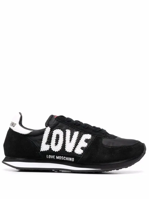 Moschino Embroidered Logo Low-top Sneakers