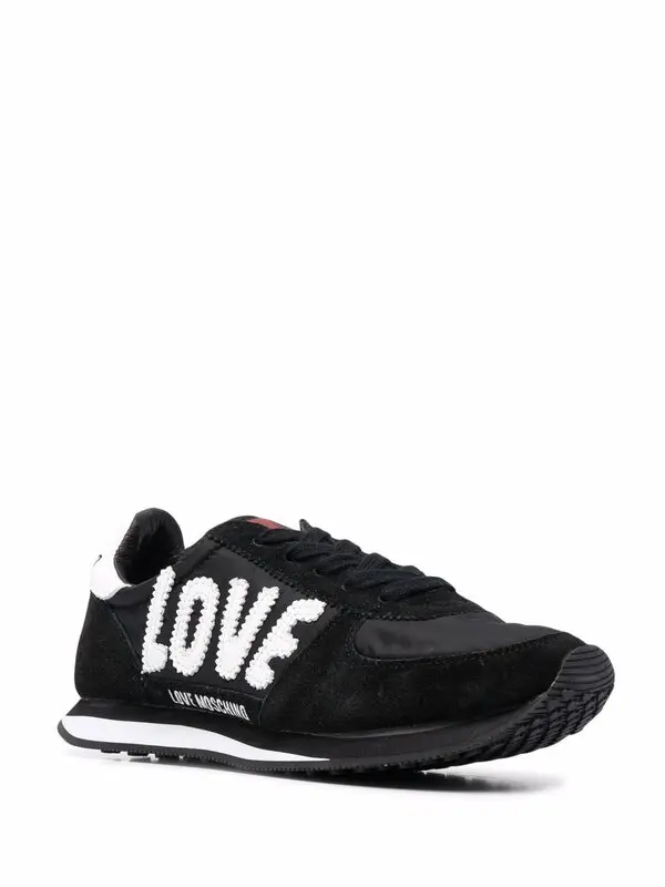 Moschino Embroidered Logo Low-top Sneakers