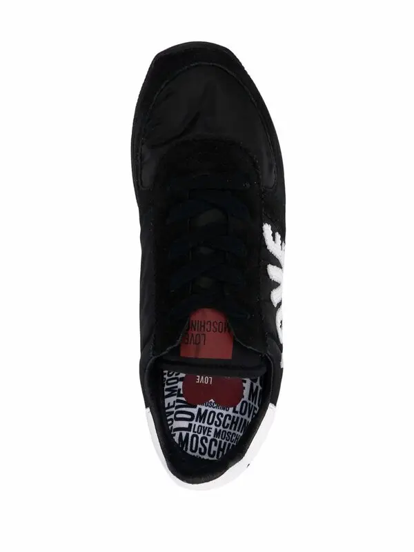 Moschino Embroidered Logo Low-top Sneakers