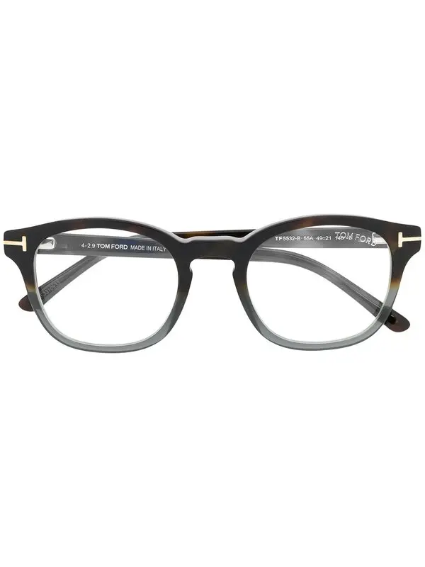 TOM FORD Square Glasses - Black