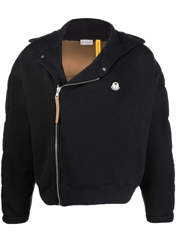Palm Angels X Moncler Side Zip Fastening Padded Jacket