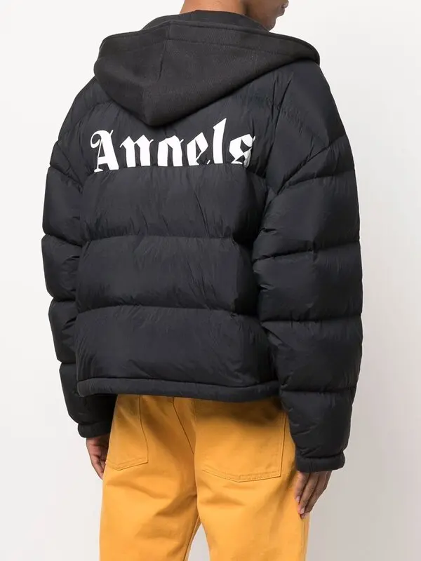 Palm Angels X Moncler Side Zip Fastening Padded Jacket