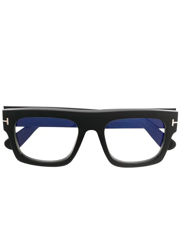 TOM FORD Square Frame Glasses - Black