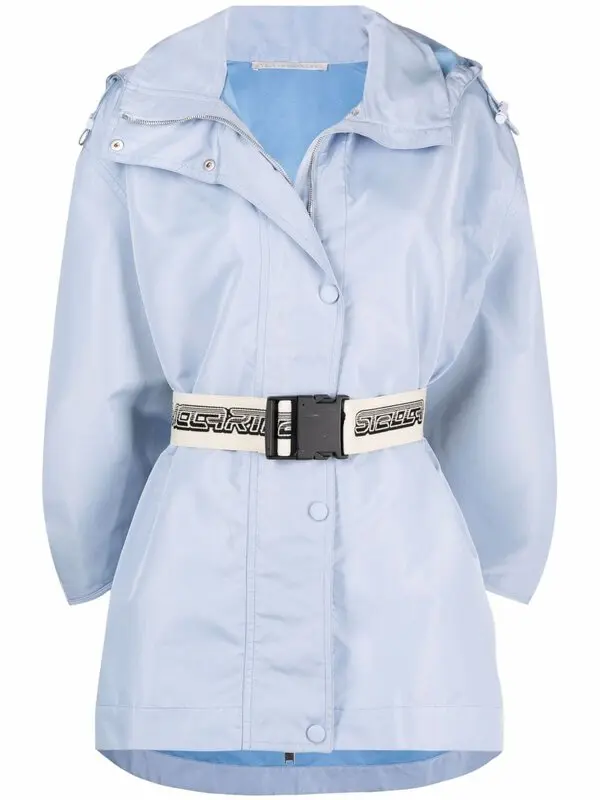 Stella McCartney Belted Hooded Jacket