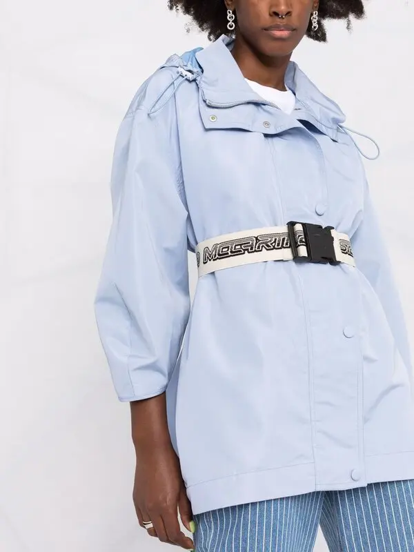 Stella McCartney Belted Hooded Jacket